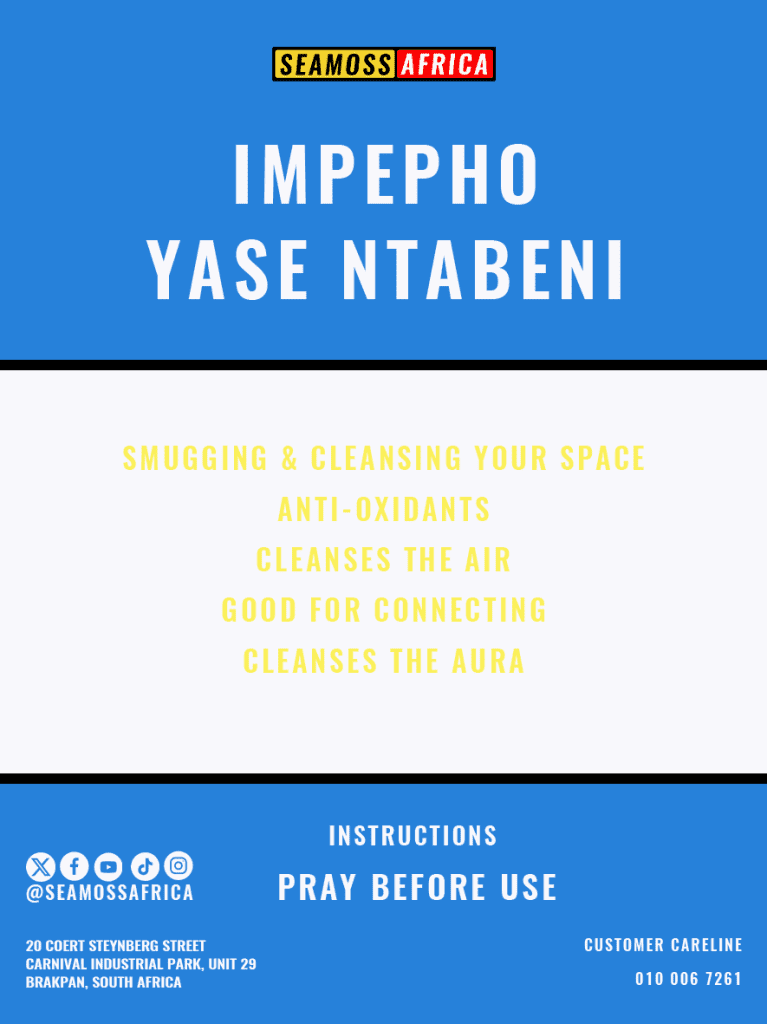 Discover The Power Of Impepho Yase Ntabeni For Traditional Rituals And ...